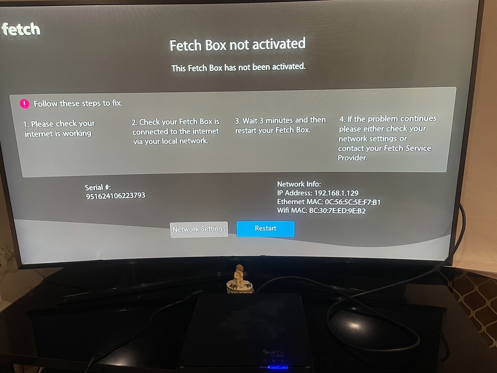 Yes Tv By Fetch Optus Hybroad M616T Mighty Fetch Box With Accessories ...