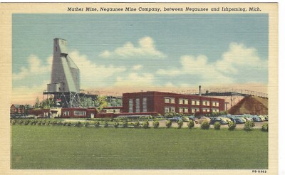 Mather Mine, Negaunee Mine Co. between Negaunee and Ishpeming, MI ...