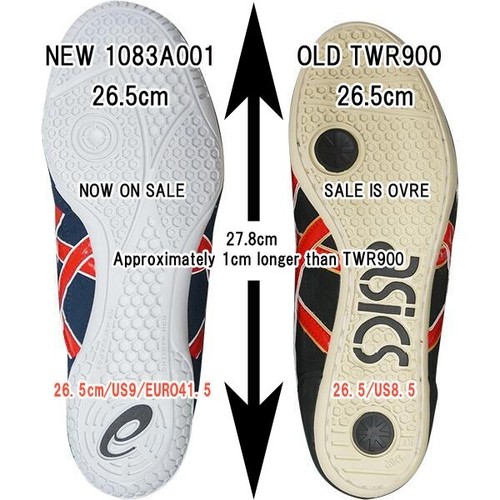 【Made to order】ASICS Wrestling Shoes 1083A001 EX-EO TWR900 White x Gold ...