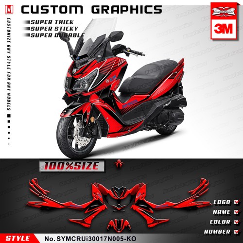 Motorcycle Custom Sticker Decal Graphics for SYM Cruisym 300 2017 2018 ...