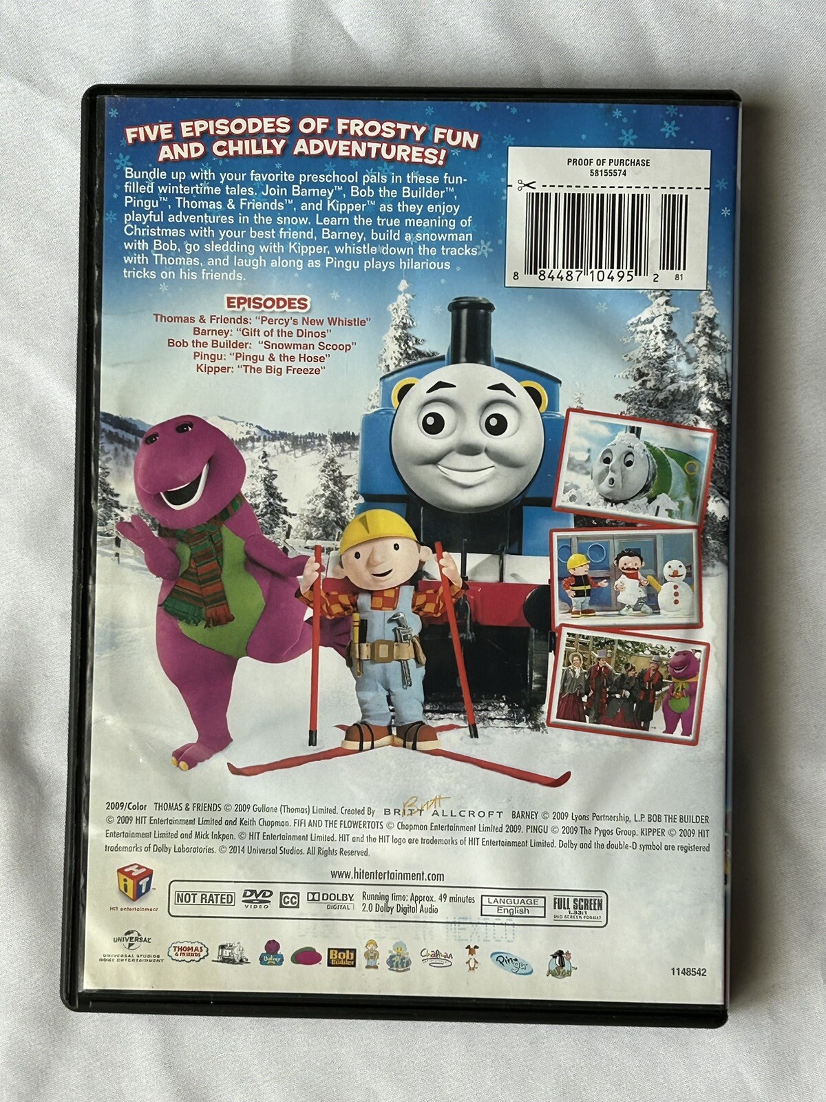 Hit Favorites: Frosty Friends (DVD) Barney / Thomas & Friends / Bob The ...