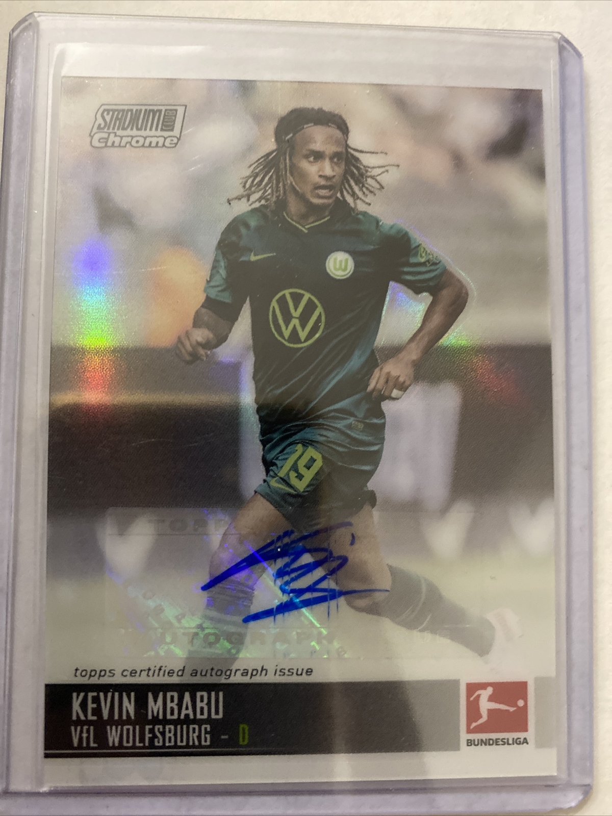 2020-2021 Topps Stadium Club Chrome Kevin Mbabu Auto | eBay