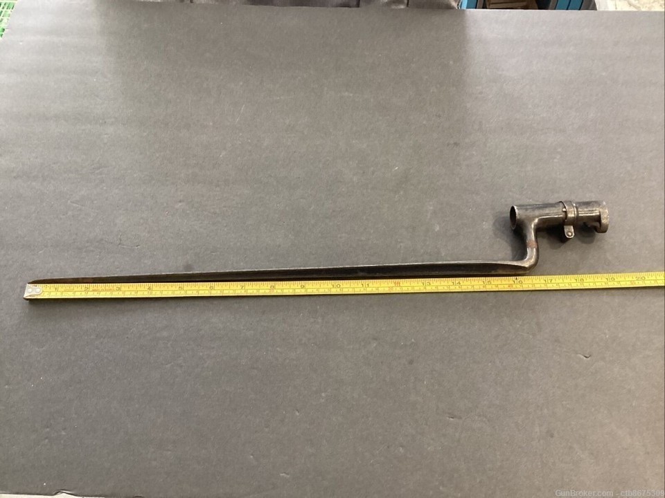 U.S. Union Army Civil War Musket Springfield Rifle Socket Bayonet ...