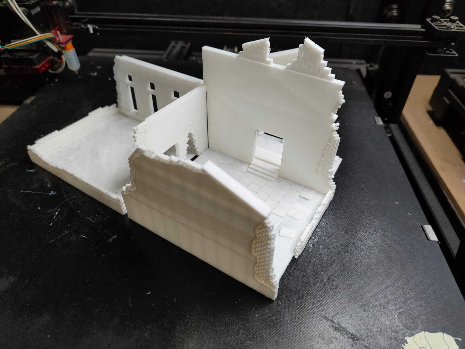 Diorama Courthouse Ww2 1:72 Models Kits Military Building DIY wargame ...