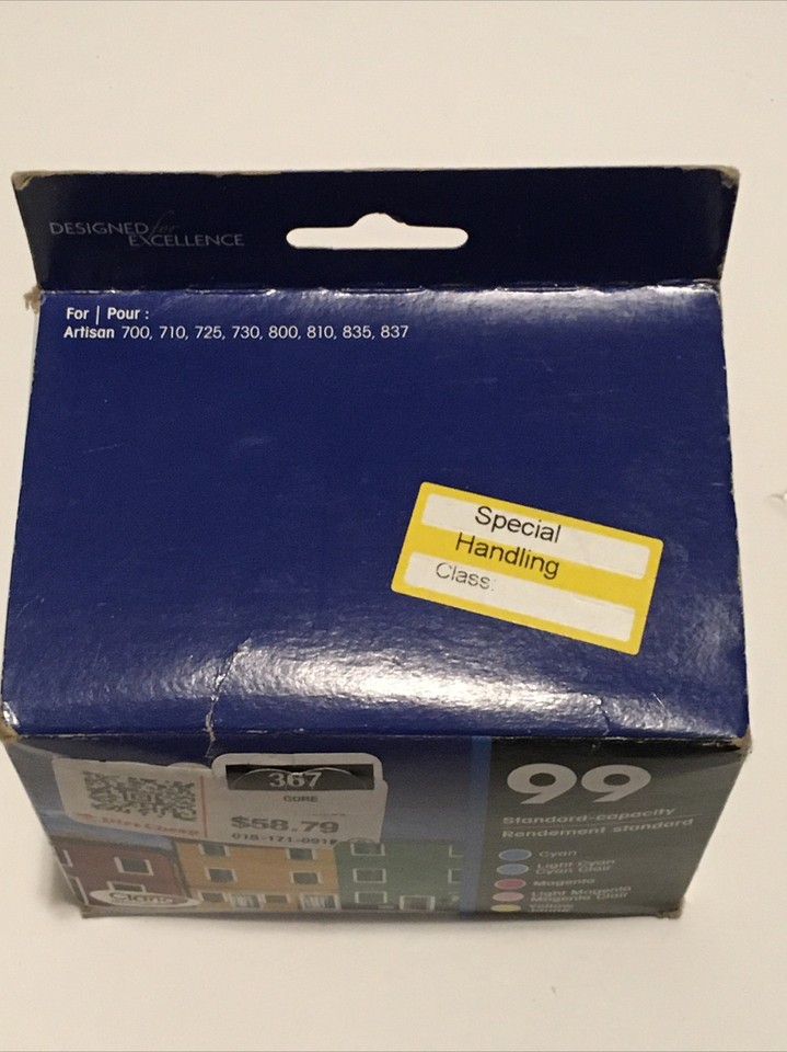 GENUINE EPSON 99 MULTI COLOR INK CARTRIDGE SEALED/FRESH 10/21 ...