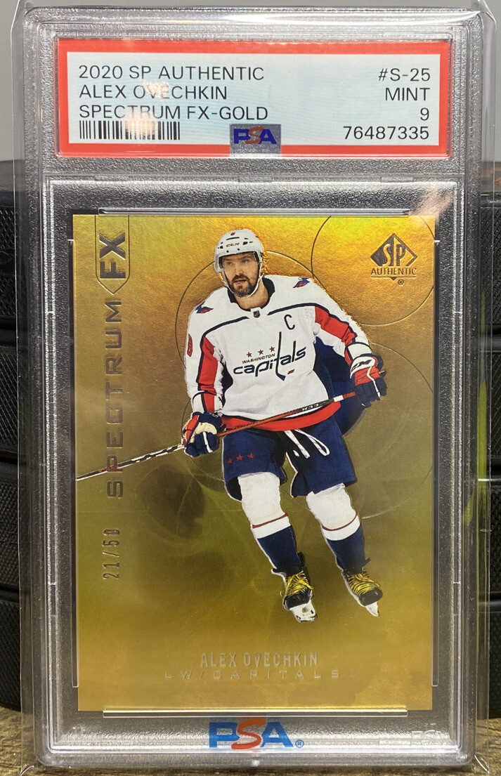 2020-21 SP Authentic - Bounty Spectrum Fx Alex Ovechkin #S-25 Gold /50 ...