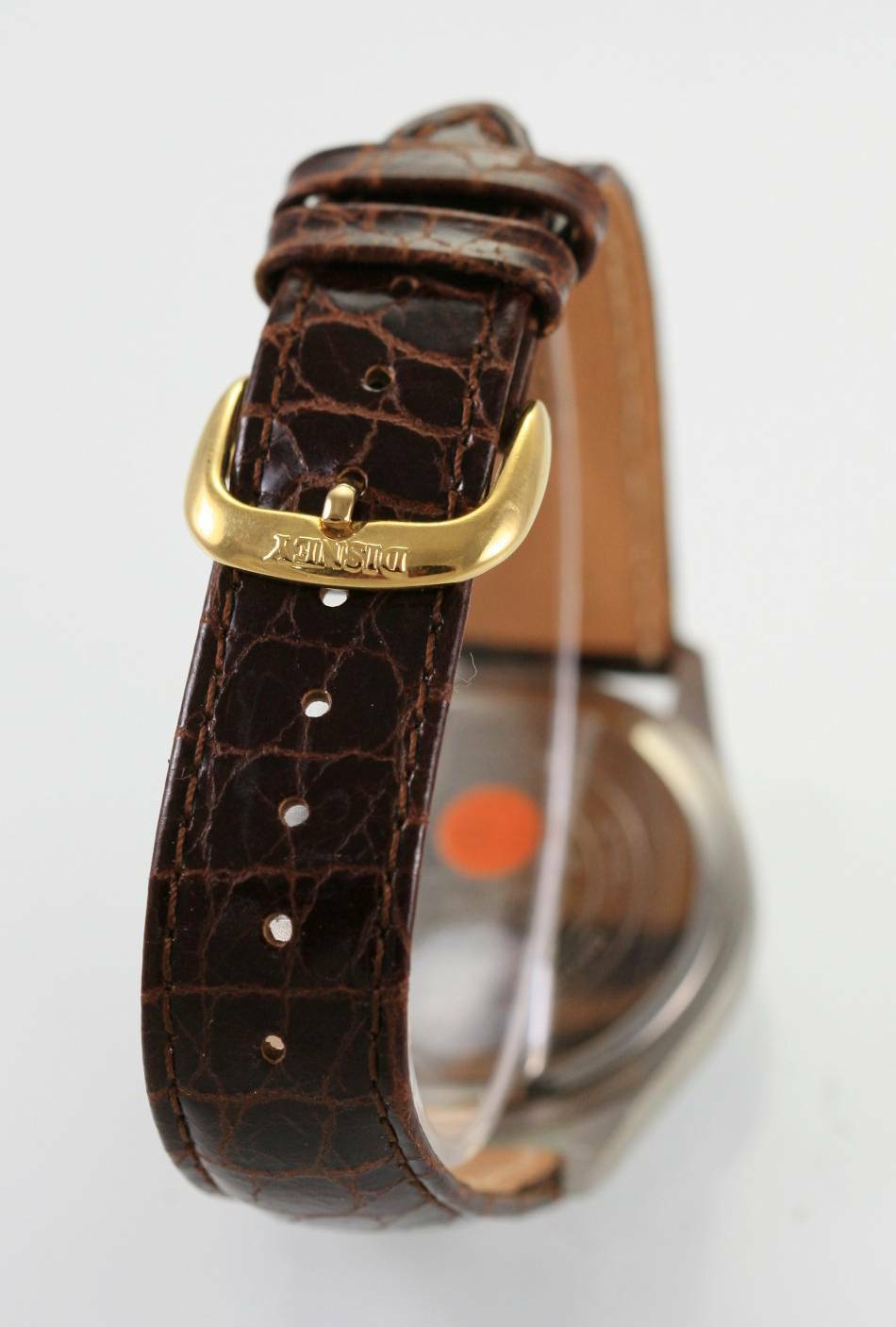 Charles Delon Watch Men White Stainless Steel Silver Brown Leather 24hr ...