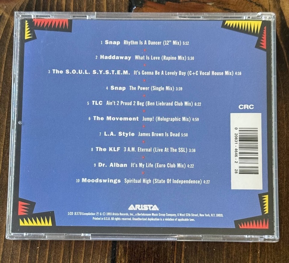 The House Of Groove: Arista's Most Fierce Tracks CD SEE PHOTOS FOR ...