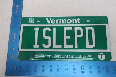 Vermont VT License Plate Tag Vanity I Slept Insomnia Sleeping Tired ...