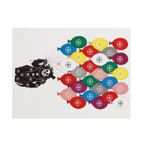 Clown Balloon 10Pcs Shooting Targets Paper Archery Paper Targets Bow ...
