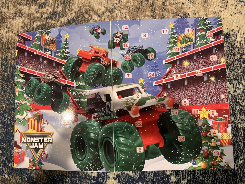 Monster Jam Christma 24 days Advent Calendar 1:72 Scale 2025 NEW Aldi megalodon | eBay