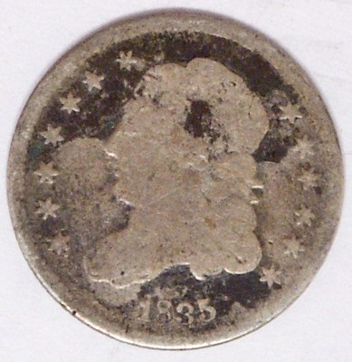 USA 1835 Capped Bust Half Dime Good Condition | eBay