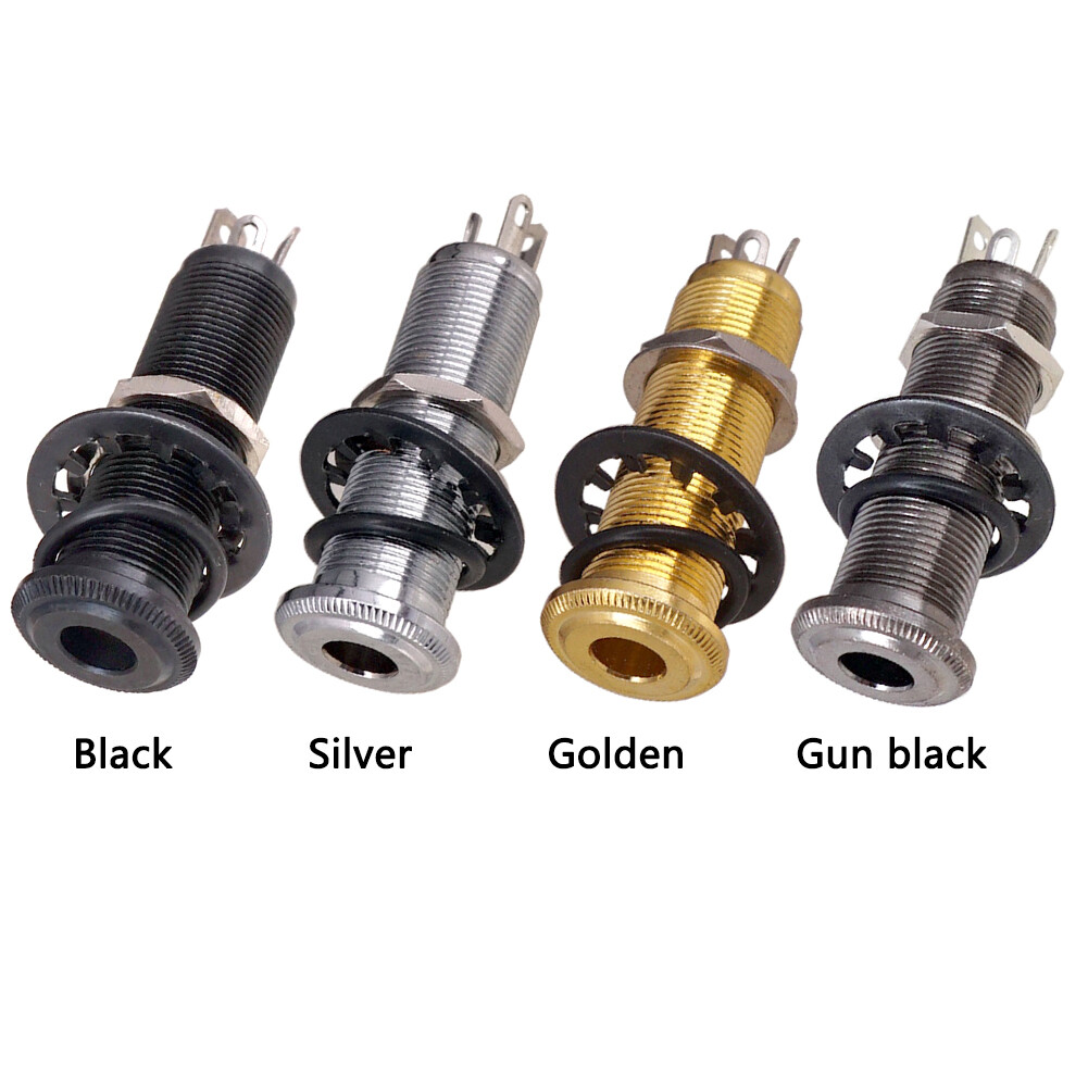 Electric Guitar Bass Parts Output Input 1/4 inch Jack Socket Plug ...