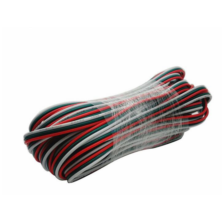 3Pin Extension Copper Wire Connector Cable For WS2812B WS2811 LED Strip ...