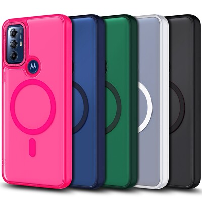 For Motorola Moto g GO (XT2163-7) Case Magsafe Slim Protector Phone ...