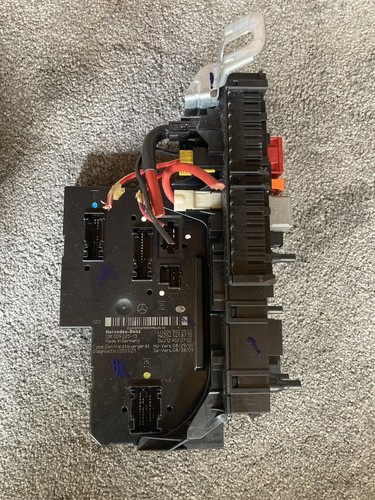 Mercedes C220 Rear SAM Fuse Box Module Diesel 07-11 W204 5DK 009 225-13 ...