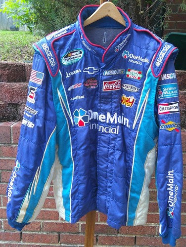 Elliott Sadler #2 ONE MAIN FINANCIAL/RCR race used pit crew firesuit | eBay