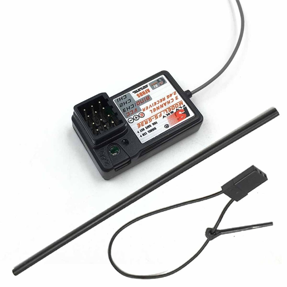 4Pcs Flysky FS-GR3E Receiver for FS-GT2 FS-GT2B FS-GT3B FS-GT3C FZ-IT4S ...