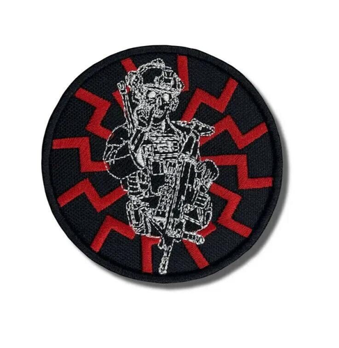 Military Tactical Morale Patch "Warrior Spirit" Hook & Loop Embroidered Badge | eBay
