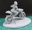 1/24 resin figures model Motorcycle Girl Unassembled unpainted | eBay