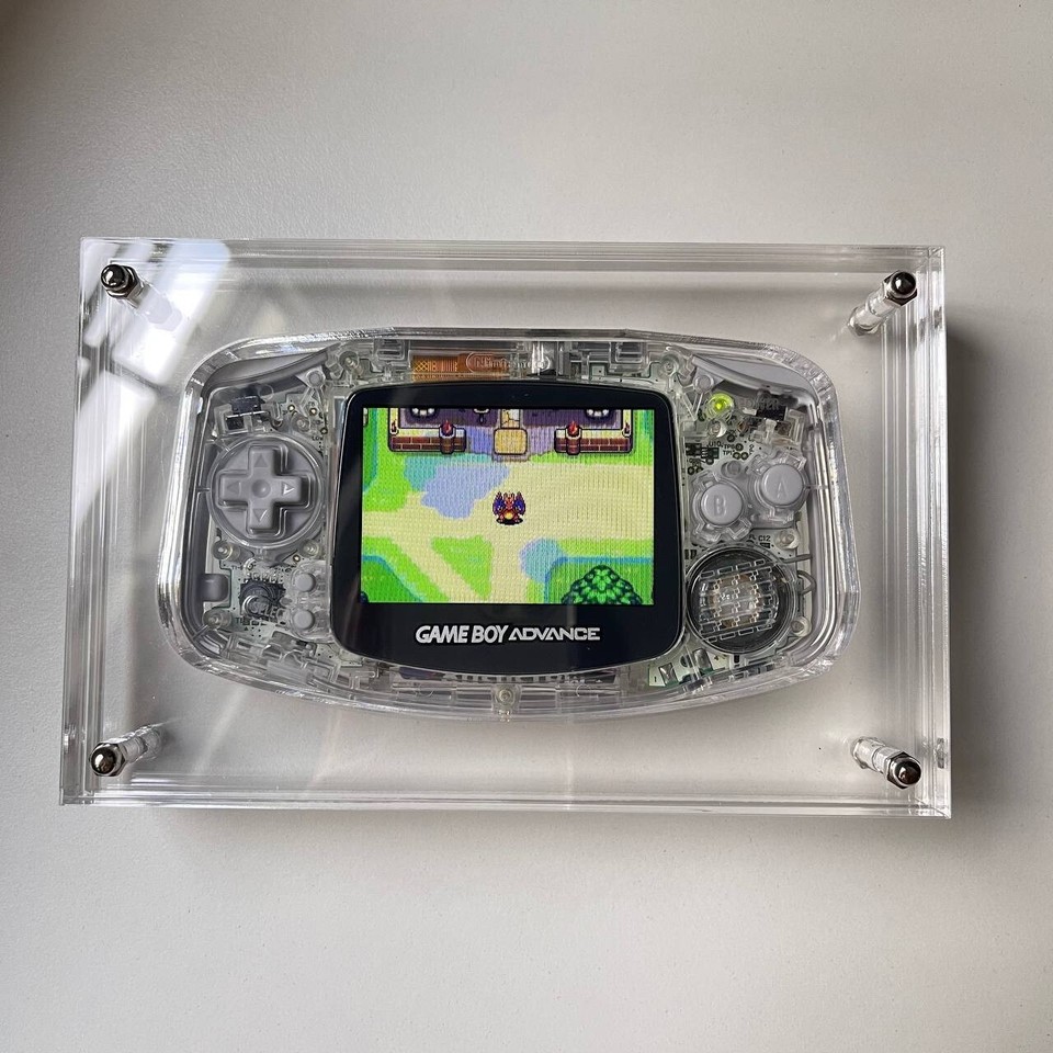 Acrylic Case for GBA • Gameboy Advance Crystal Clear Custom-Made ...