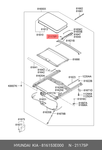 Genuine OE Screw 816153E000 For Kia 81615-3E000 online kaufen | eBay