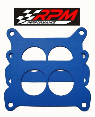 Holley 2-Barrel Base Plate Gasket Non-Stick Blue 4412 500 cfm 2 PACK ...