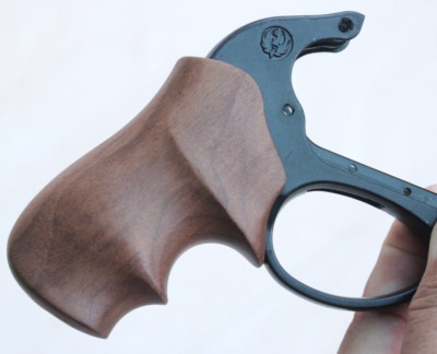 CUSTOM RUGER LCR GRIPS LCR-X TWO FINGER PALM SWELL WALNUT WOOD NICE ...