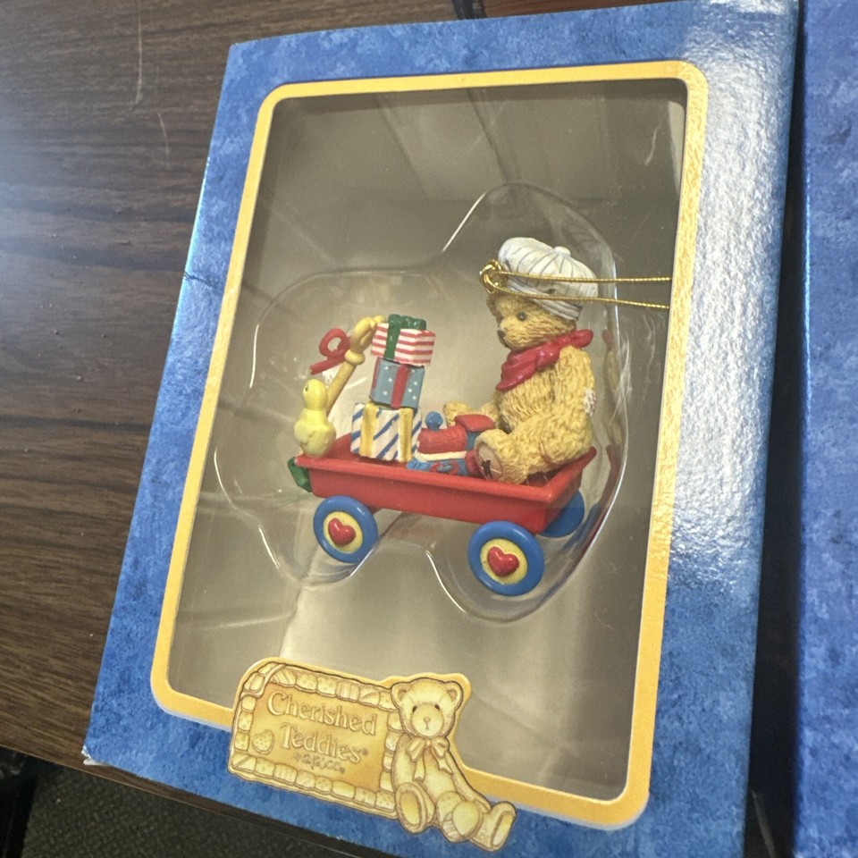 Cherished Teddies Lot of 3 Christmas 406627 400793 406635 New Ornaments ...