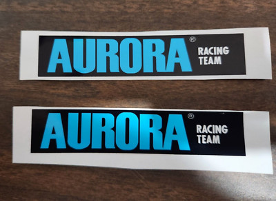 AFX AURORA Racing Team Truck Semi Trailer Reproduction Stickers DIE CUT ...