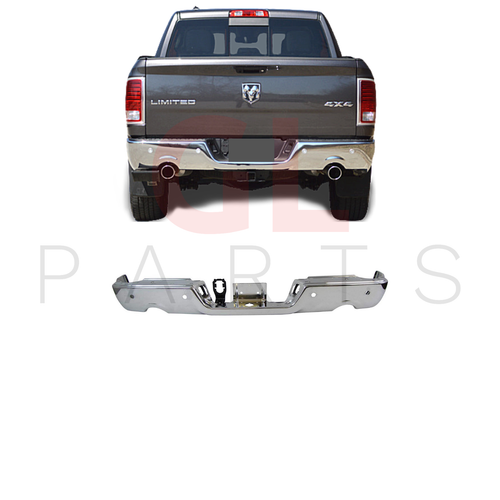 Sto stange DODGE RAM HINTERER 1500 2500 3500 2009-2018 CHROM MIT PARKL ...