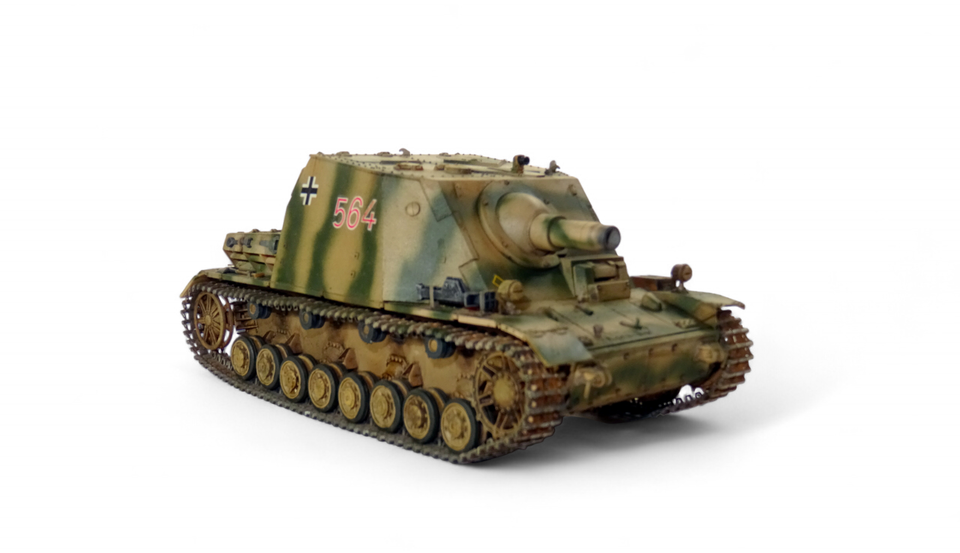 PRO-Built 1-35_Sd.Kfz. 166 Sturm Pz. IV Brummbar - Early_Dragon | eBay