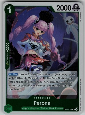 Perona Holo OP09-034 Emperors in the New World One Piece TCG | eBay