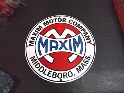 Maxim Fire Truck Logo / Sign - 12" | eBay
