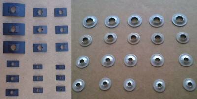 38 PUSH-ON EMBLEM RETAINERS! FOR PETERBILT RIG INTERNATIONAL 18 WHEELER ...