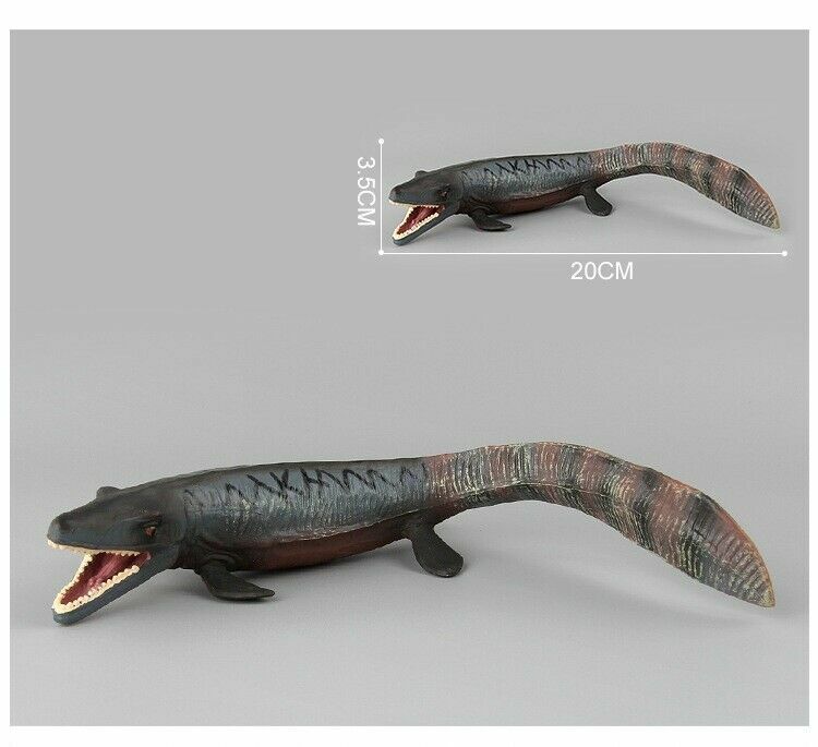 7.8" Jurassic Dinosaur Model Mosasaurus Figure Realistic High-Detail ...