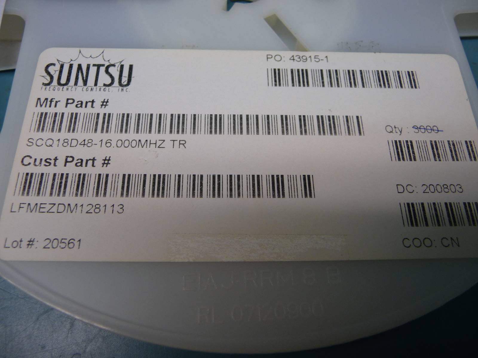 SUNTS SCQ18D48-16.000MHZ Qty of 65 per Lot OSC | eBay