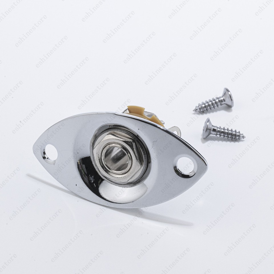 Electric Guitar Jack Plate Input Output Jackplate Oval For Telecaster ...