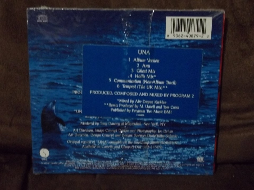 1993 NOS UNA Program 2 CD SIRE RECORDS FACTORY SEALED MAXI SINGLE | eBay