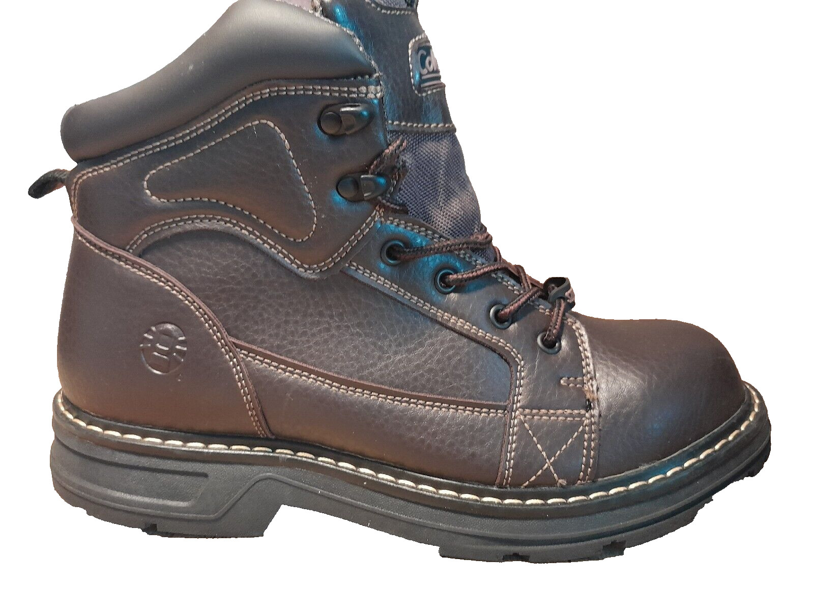 Coleman Lace Up Boot Mens Size 10 Brown Steel Toe Wor… - Gem