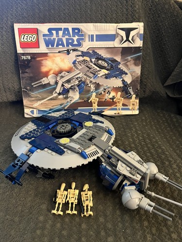 Lego Star Wars The Clone Wars Droid Gunship Set (7678) 100% Complete No ...