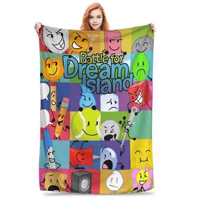 BFDI Inanimate Blanket Super Soft Warm Throw Blankets Living Room ...