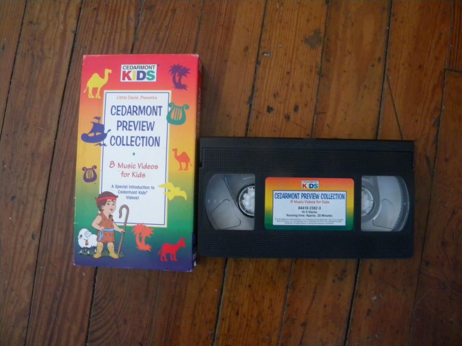 Cedarmont Preview Collection VHS VCR Video Tape Used 8 Music Videos ...