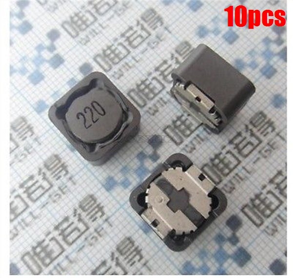 10Pcs 22Uh 220 12X12X7MM 3A Power Inductor Smd Smt Surface Mount Ic New ...