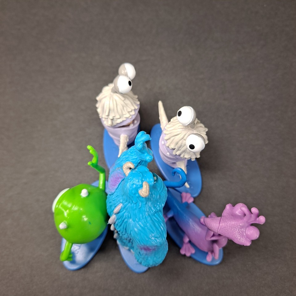Disney Pixar Monsters Inc Sulley Mike Wazowski Boo Randall Boggs Mini ...