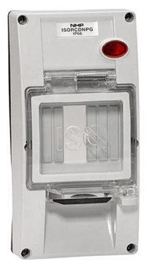 Iso RCD BACK BOX COVER 2-Gangs, Resistant Orange | eBay