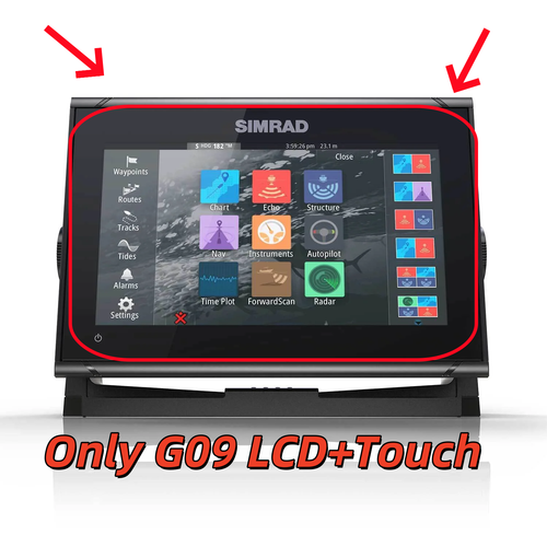 For SIMRAD Go9 Fishfinder LCD Display With Touch Screen | eBay