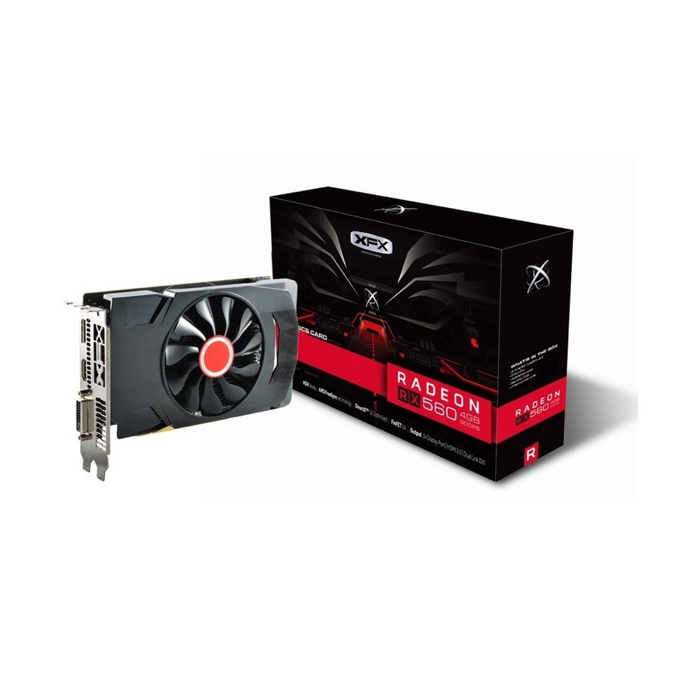 MSI Radeon RX 560 4GT LP OC GPU Low profile Overclock Rare Gaming ...