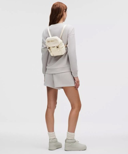 Lululemon Wunderlust Backpack Mini 3LFleece- Natural Ivory/Light Ivory ...