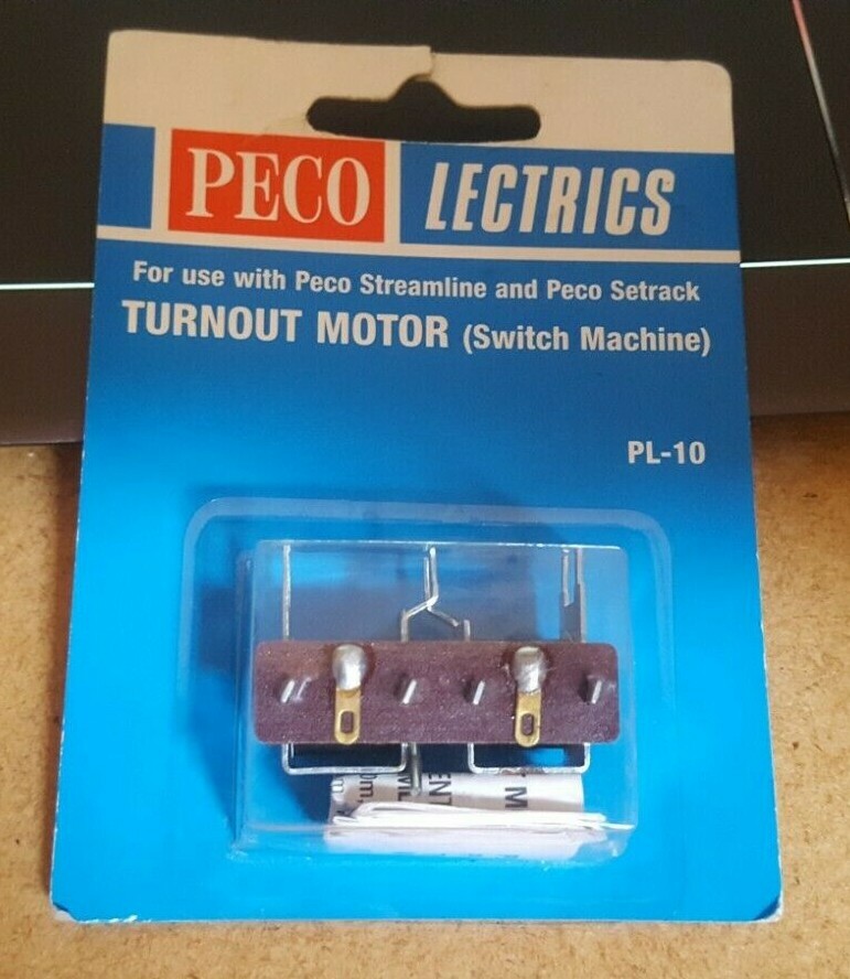 OO GAUGE Peco Lectrics PL-10 Turnout Motor Switch machine PL-10E ...